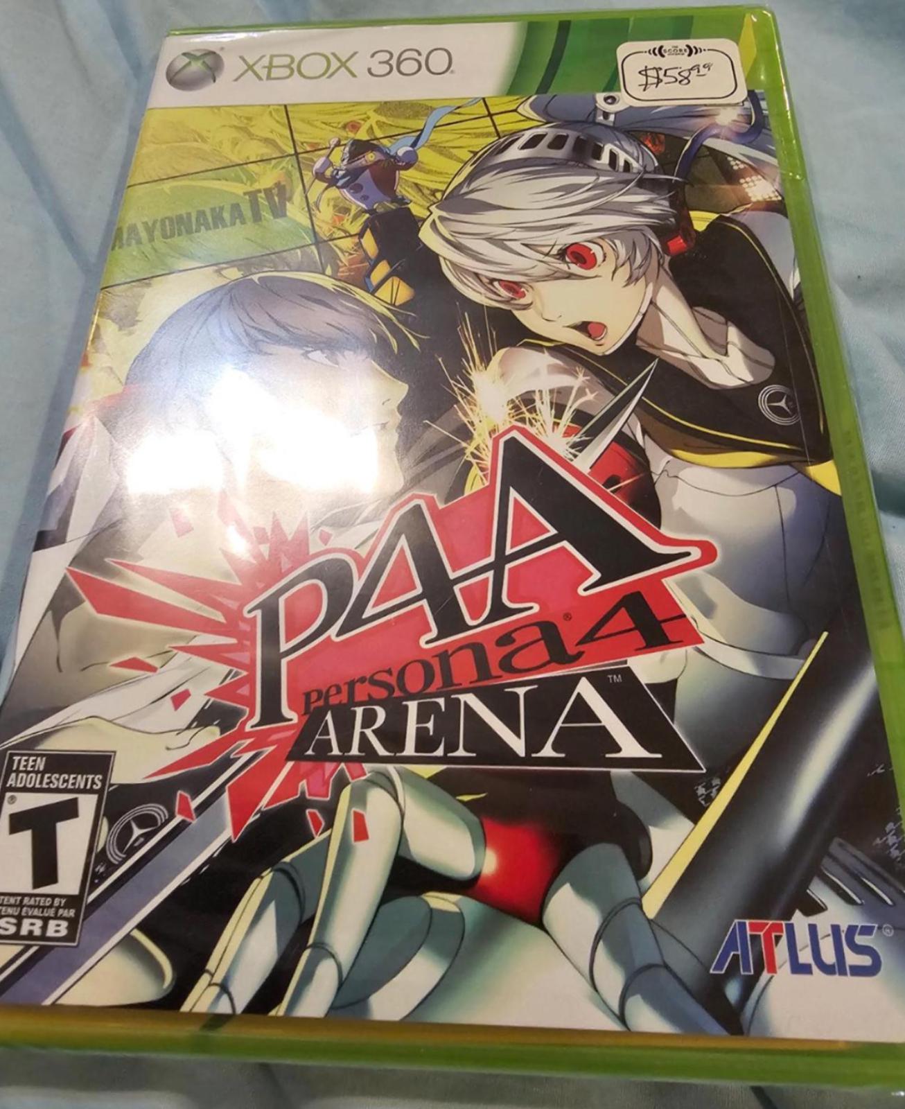 Persona 4 Arena | New Item, Box, and Manual | Xbox 360