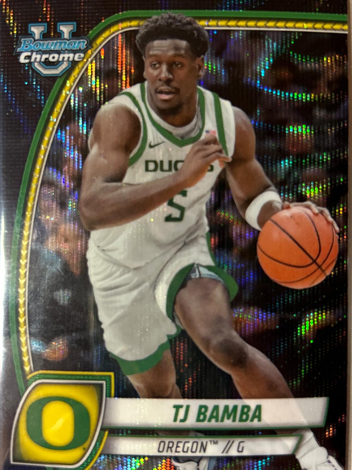 TJ Bamba [Black Wave Refractor] #74 Prices | 2024 Bowman Chrome ...