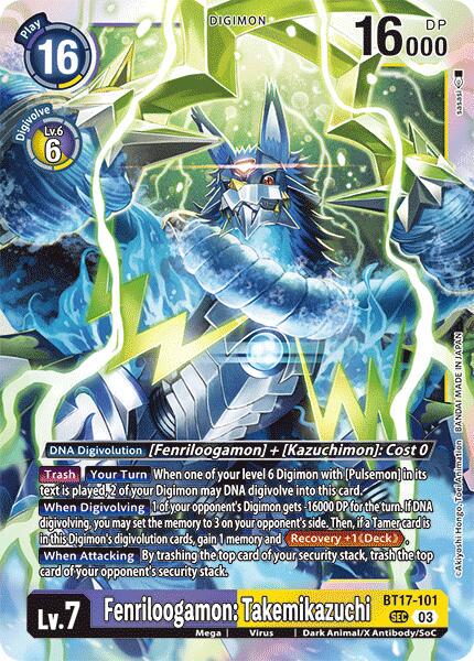 Fenriloogamon: Takemikazuchi [Foil] #BT17-101 Prices | Digimon Secret ...