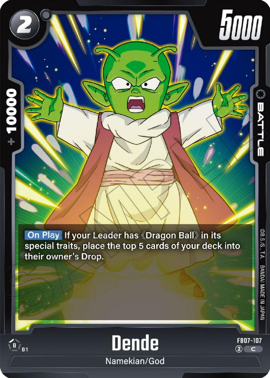 Dende FB07-107 Prices | Dragon Ball Super Wish For Shenron | Dragon ...