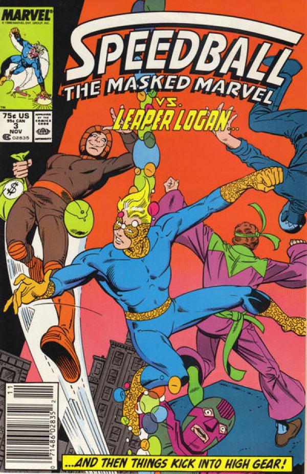 Speedball [Newsstand] #3 (1988) Prices | Speedball: The Masked Marvel ...