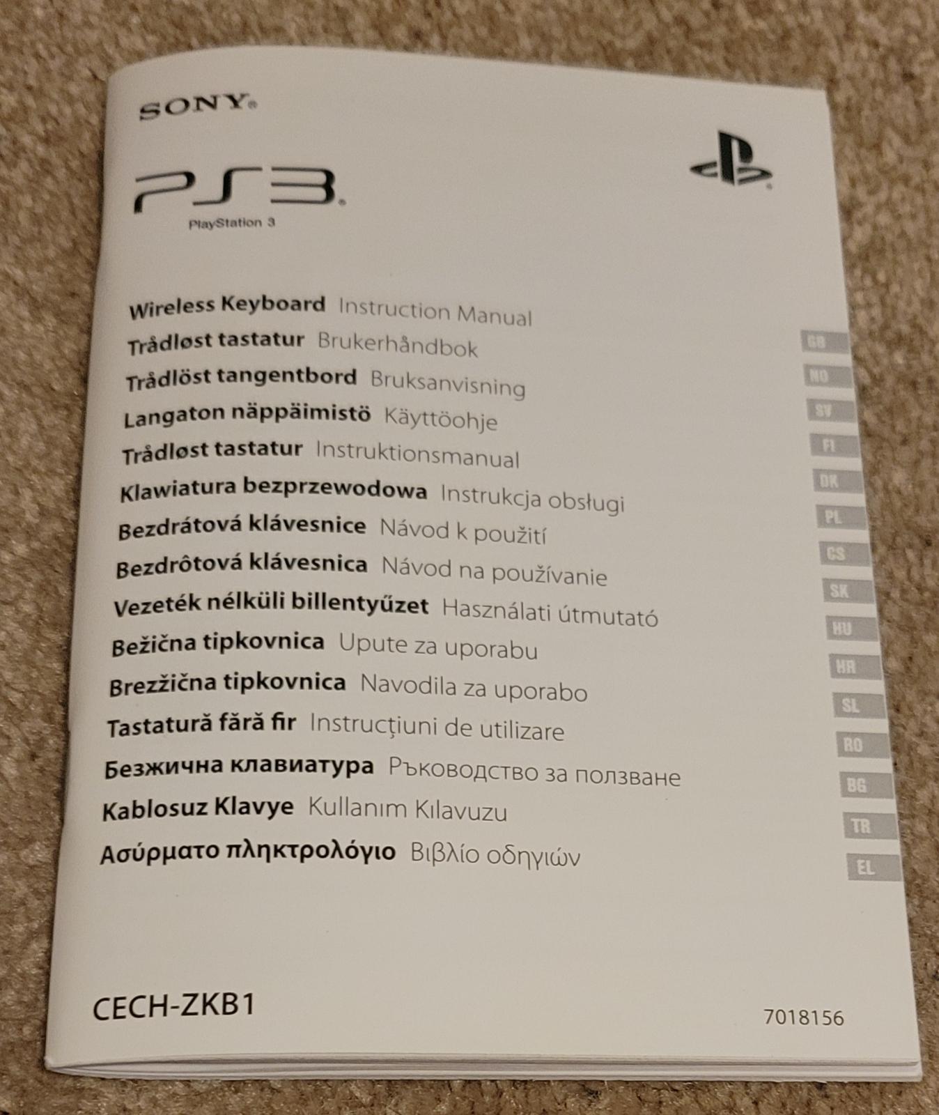 Wireless Keyboard Prices PAL Playstation 3 | Compare Loose, CIB & New ...