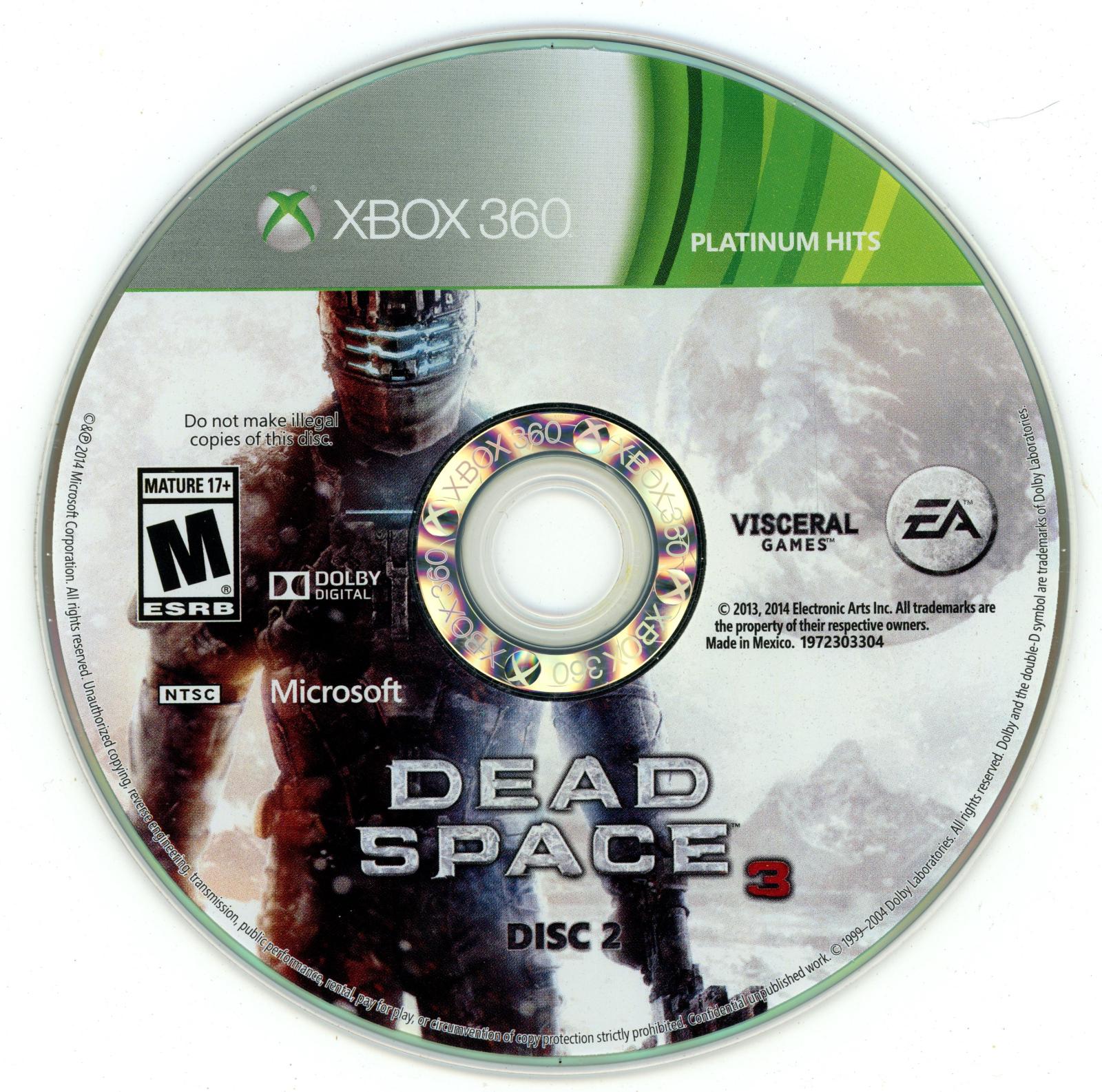 Dead Space 3 [Platinum Hits] Prices Xbox 360 | Compare Loose, CIB & New ...