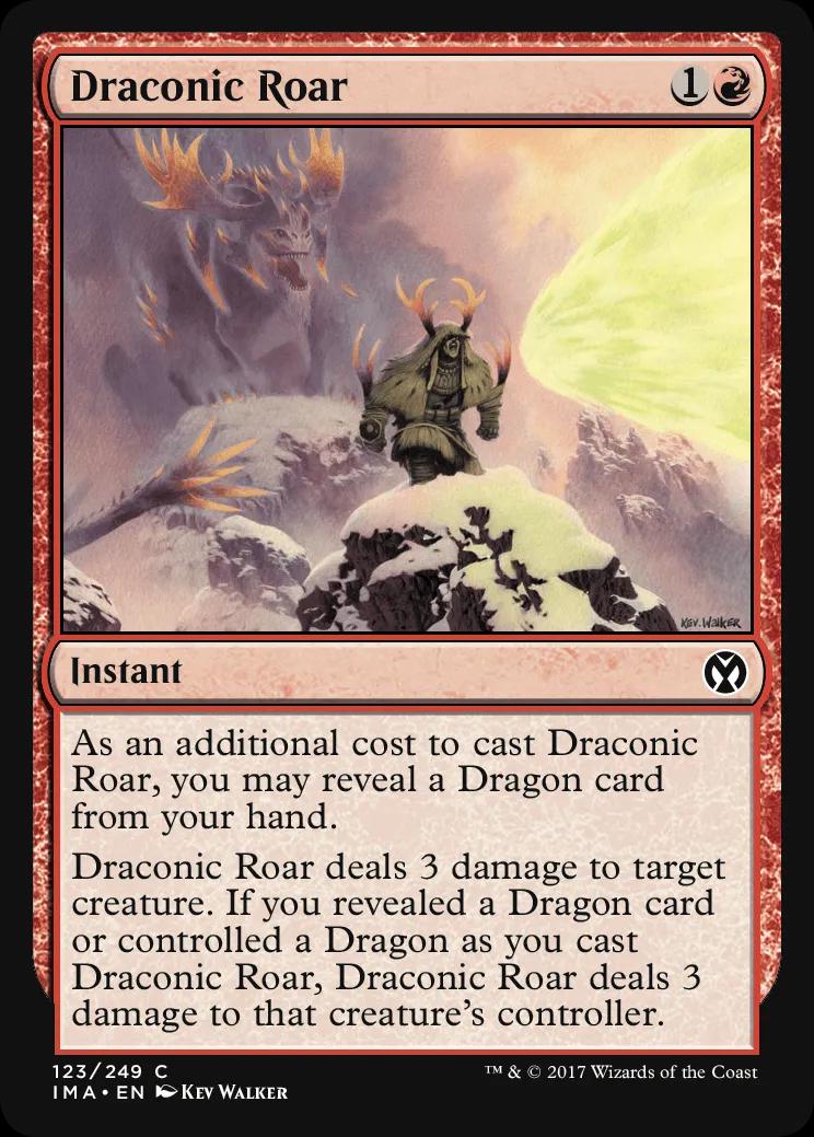 Draconic Roar #173 Prices | Magic Iconic Masters | Magic Cards