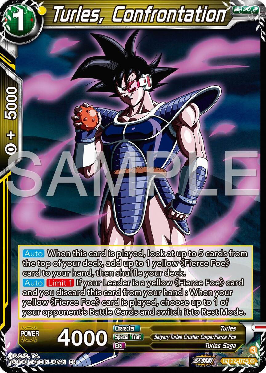 Turles, Confrontation BT27-075 Prices | Dragon Ball Super: History of Z ...