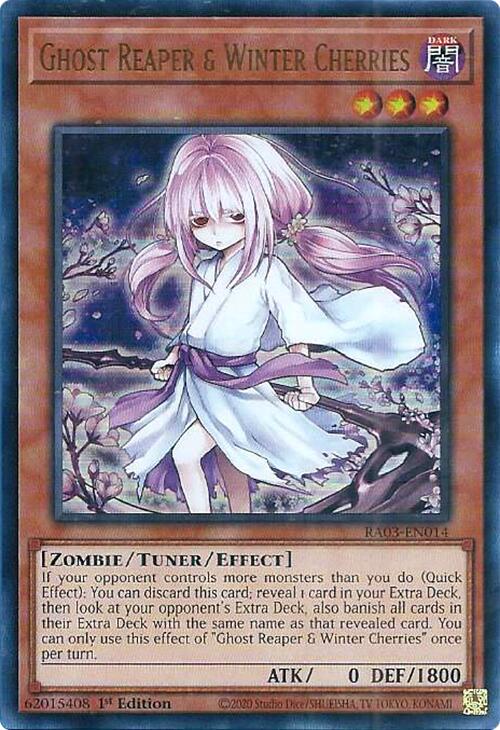 Ghost Reaper & Winter Cherries [Super Rare] RA03-EN014 Prices | YuGiOh ...