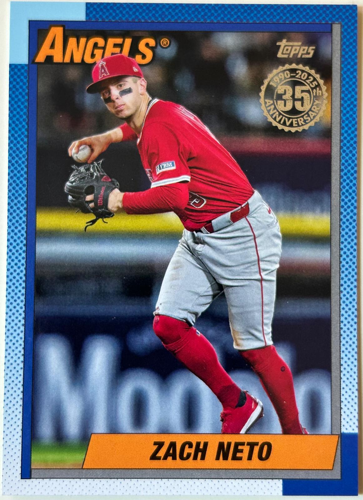 Zach Neto #90B2-24 Prices | 2025 Topps 1990 | Baseball Cards