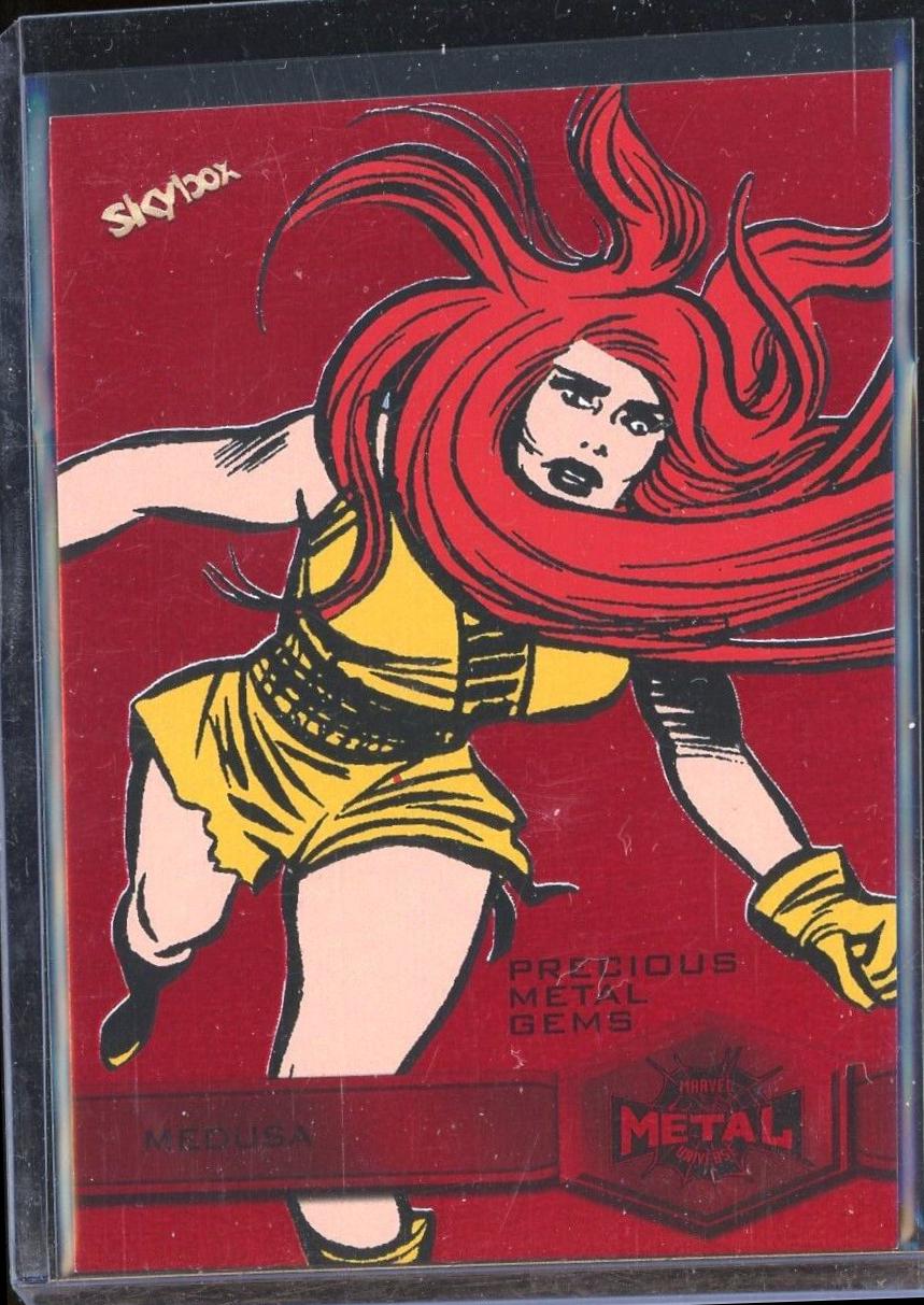 Medusa [Precious Metal Gems Red] #151 Prices | Marvel 2022 Metal ...