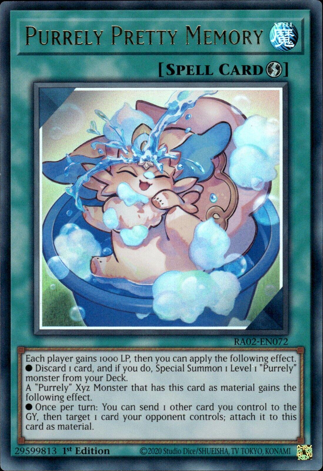 Purrely Pretty Memory [Ultra Rare] RA02-EN072 Prices | YuGiOh 25th ...