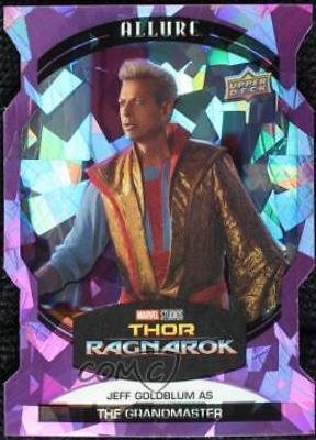 Jeff Goldblum as Grandmaster [Purple Die Cut] #65 Prices | Marvel 2022 ...