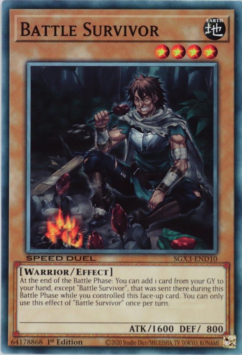 Battle Survivor SGX3-END10 Prices | YuGiOh Speed Duel GX: Duelists of Shadows | YuGiOh Cards