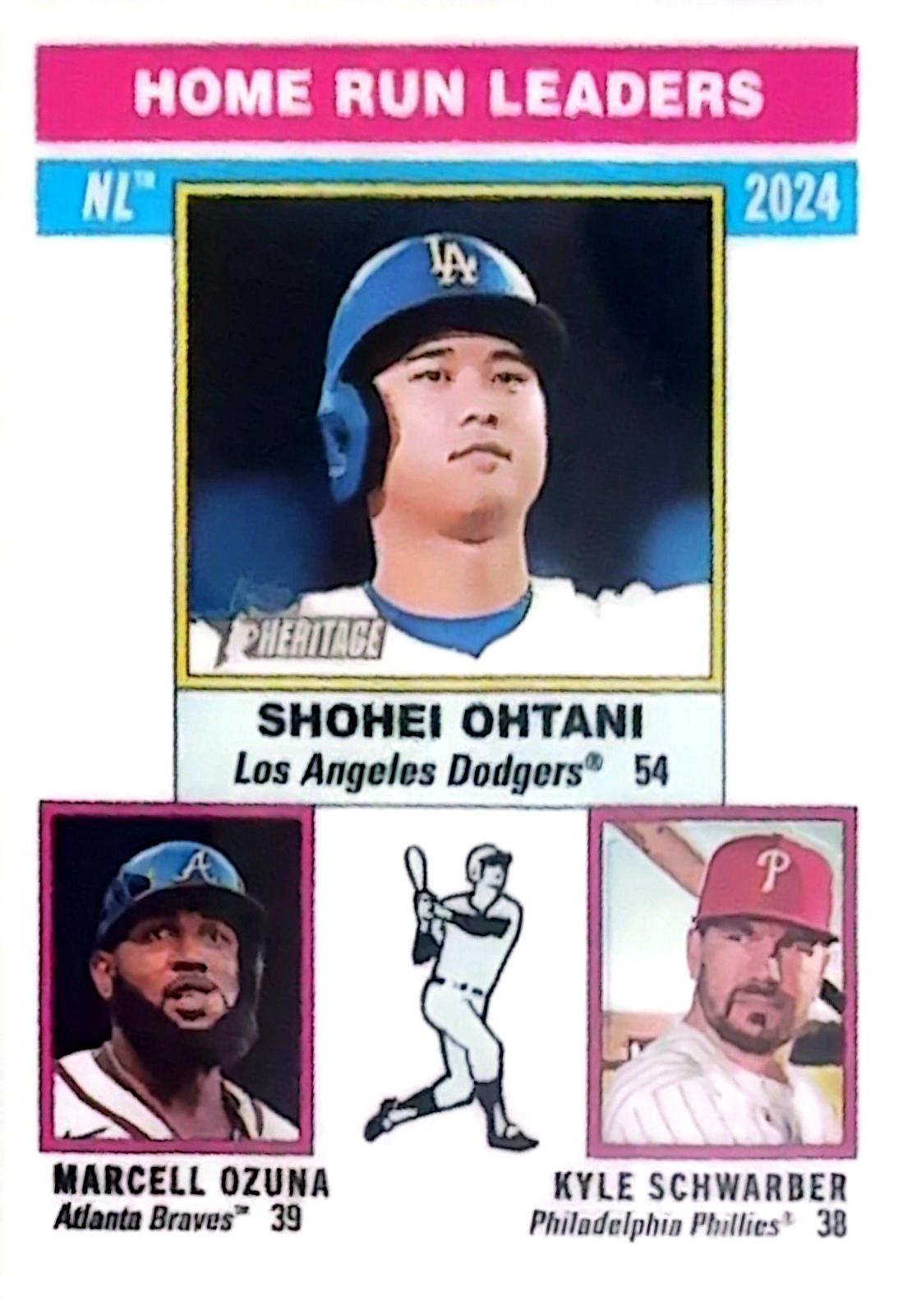 Kyle Schwarber / Marcell Ozuna / Shohei Ohtani [Chrome Variation] #193 ...