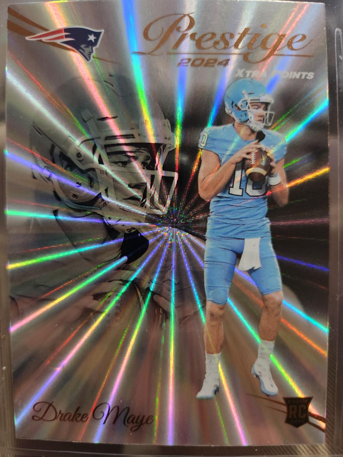 Drake Maye [Sunburst Xtra Points] #304 Prices | 2024 Panini Prestige ...