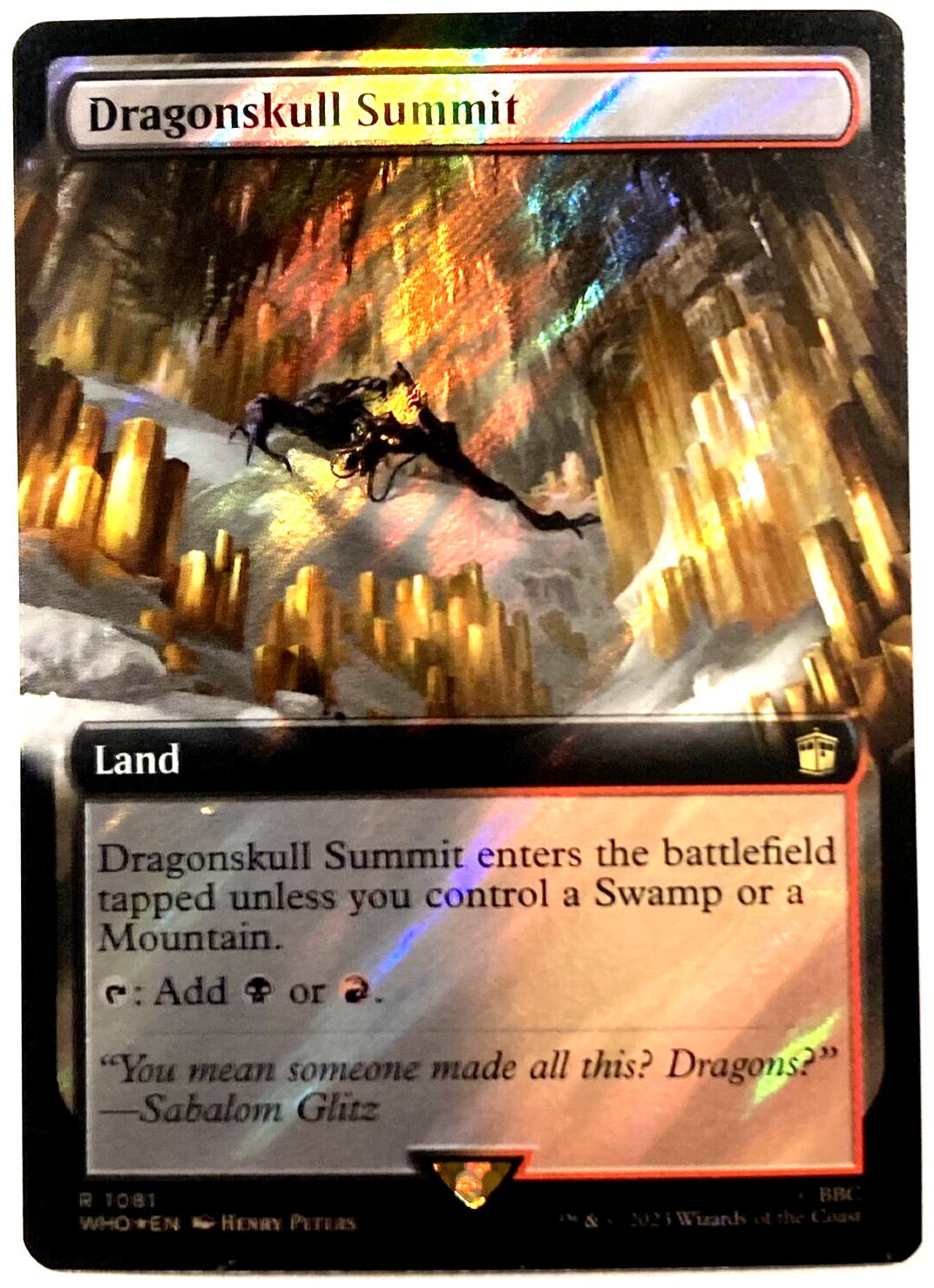 Dragonskull Summit [Foil] #1081 Prices | Magic Doctor Who | Magic Cards