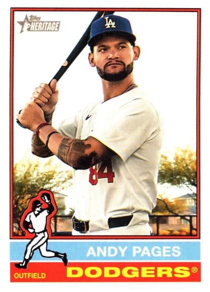 Andy Pages #379 Prices | 2025 Topps Heritage | Baseball Cards