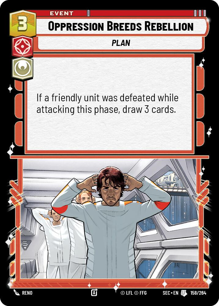 Oppression Breeds Rebellion #158 Prices | Star Wars Unlimited: Secrets ...