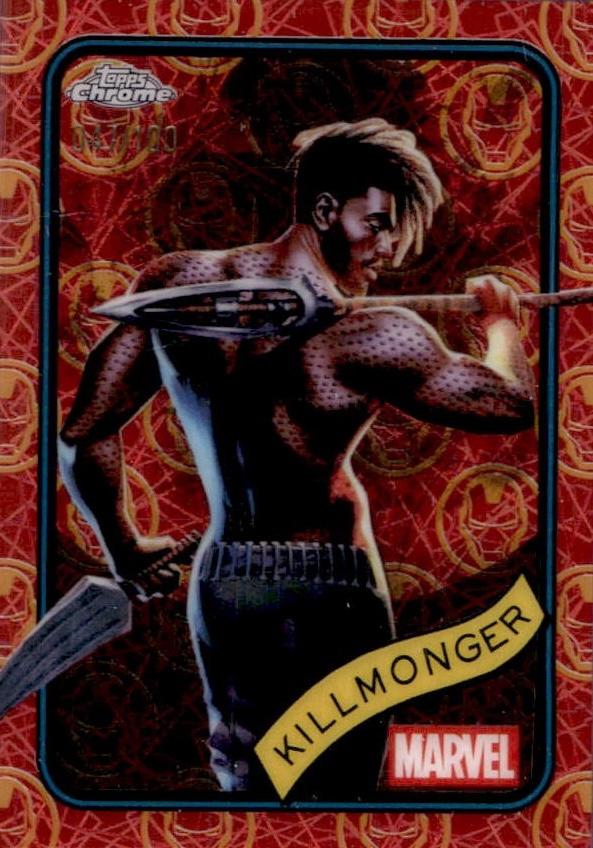 Killmonger [Red Gold Lazer] #34 Prices | Marvel 2025 Topps Chrome ...
