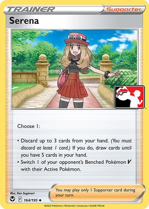 Serena [Prize Pack] #164 Prices | Pokemon Silver Tempest | Pokemon Cards