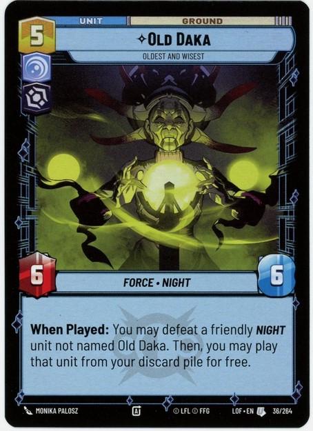Old Daka #36 Prices | Star Wars Unlimited: Legends of the Force | Star ...