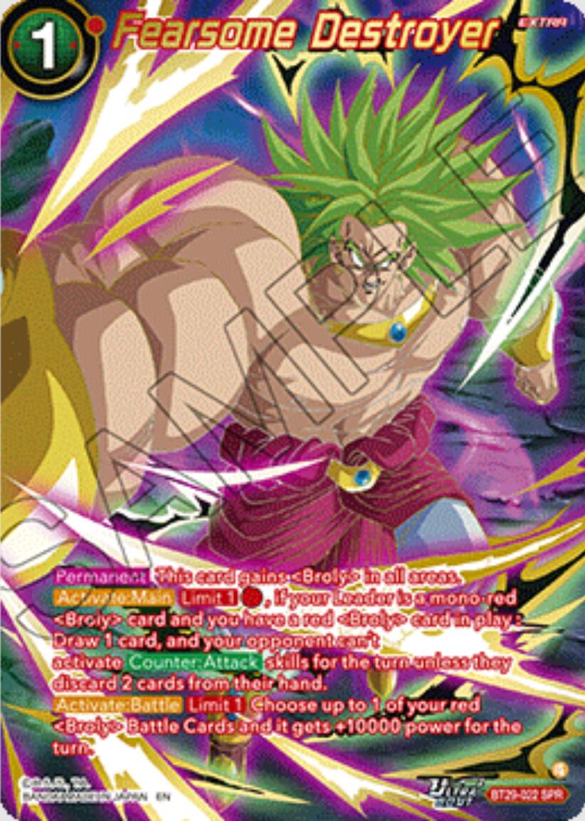 Fearsome Destroyer [SPR] BT29-022 Prices | Dragon Ball Super Fearsome ...