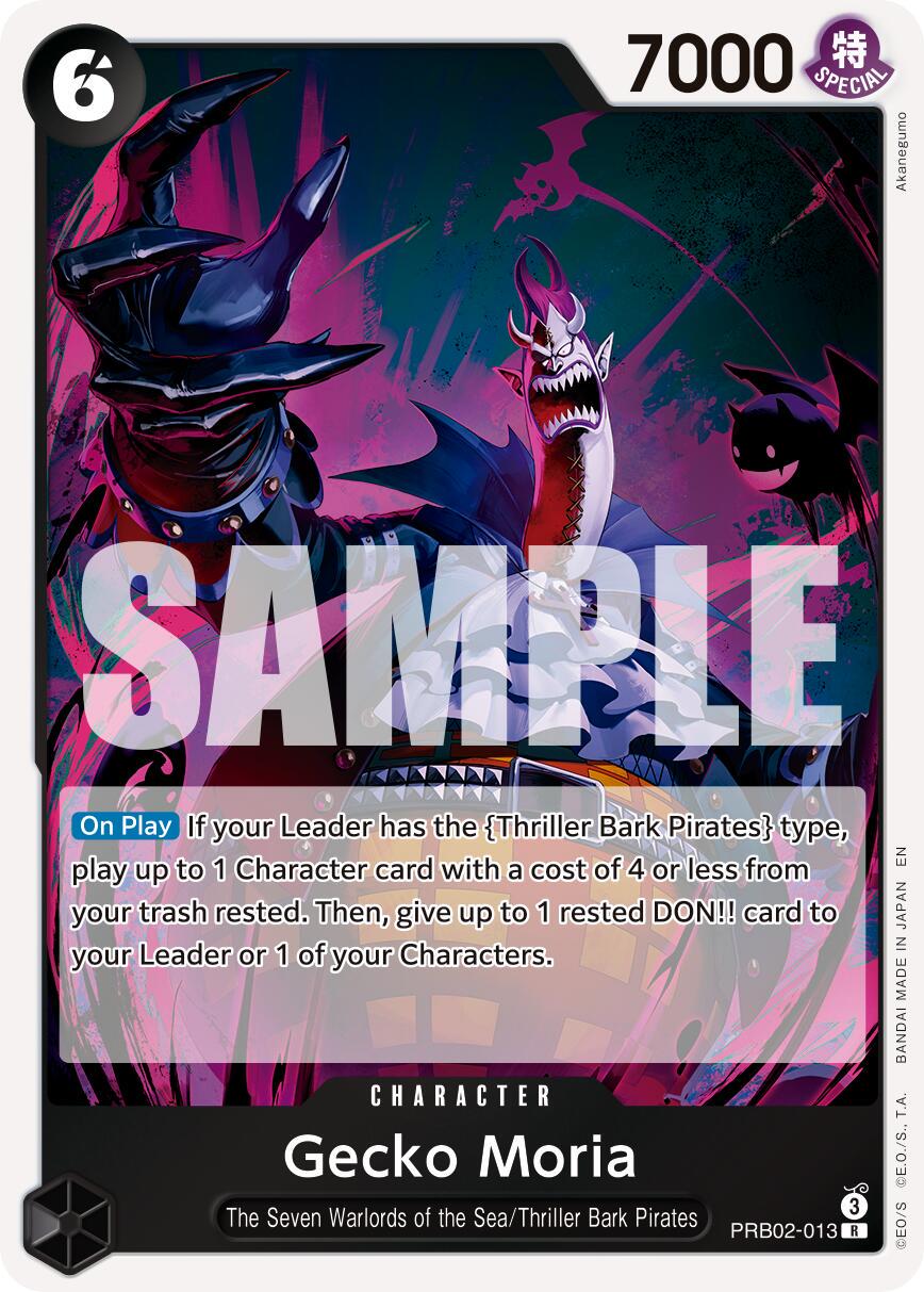 Gecko Moria PRB02-013 Prices | One Piece Premium Booster 2 | One Piece ...