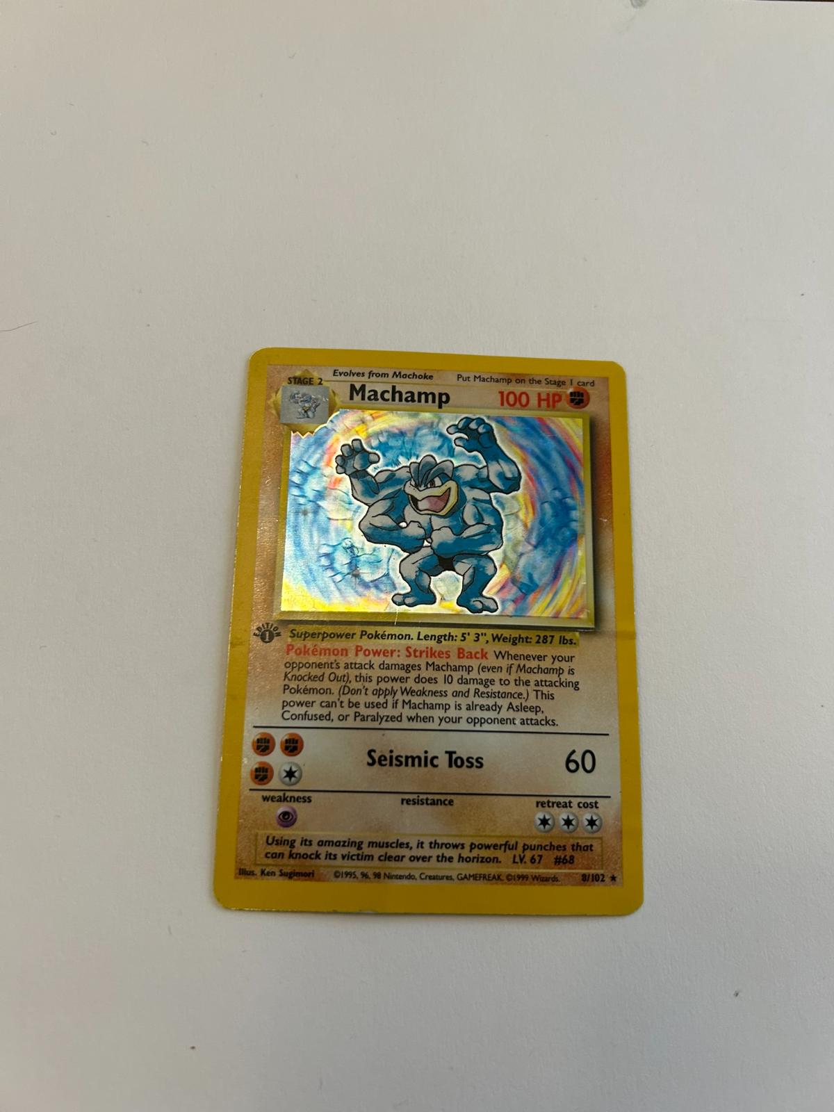 Machamp [1st Edition] | Ungraded | Pokemon Base Set