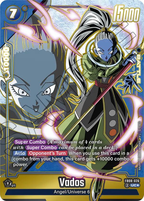 Vados [Alternate Art Holo] FB08-026 Prices | Dragon Ball Super Fearsome ...