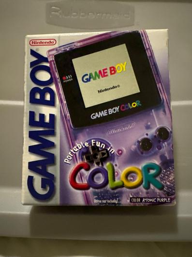 Game Boy Color Atomic Purple | Item, Box, and Manual | GameBoy Color