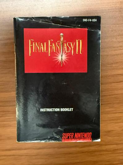 Final Fantasy II | Manual only | Super Nintendo