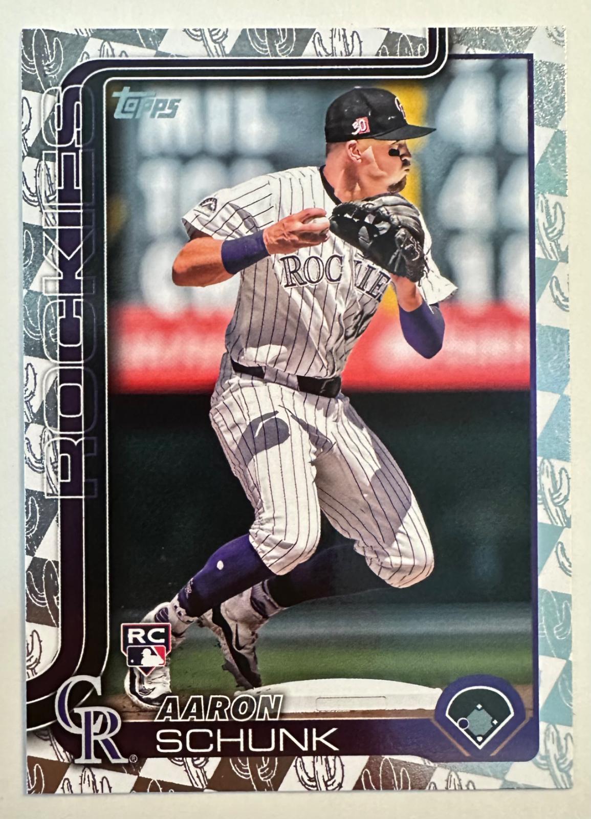 Aaron Schunk [Spring Training] #196 Prices [Rookie] | 2025 Topps ...