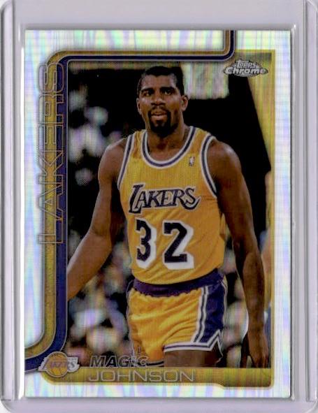 Magic Johnson [Refractor] #244 Prices | 2025 Topps Chrome | Basketball ...
