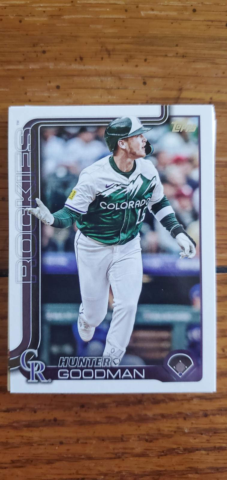 Hunter Goodman #467 Prices | 2025 Topps Series 2 | Baseball Cards
