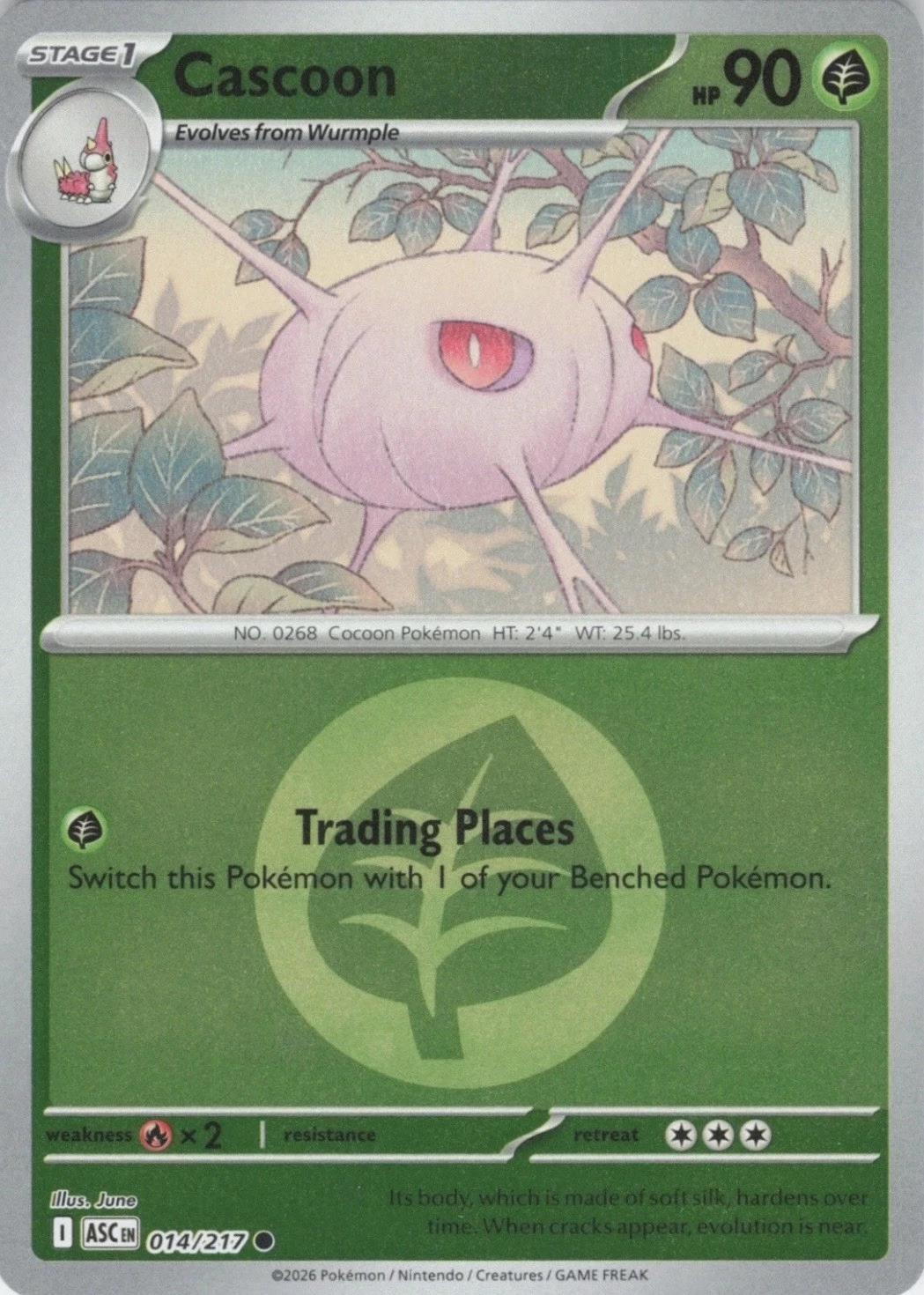 Cascoon [Energy] #14 Prices | Pokemon Ascended Heroes | Pokemon Cards