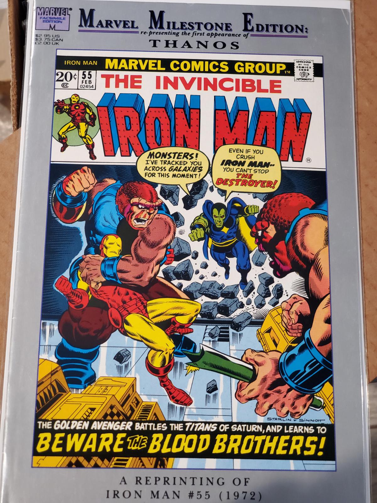 Iron Man [Marvel Milestone] #55 (1992) Prices | Iron Man Series