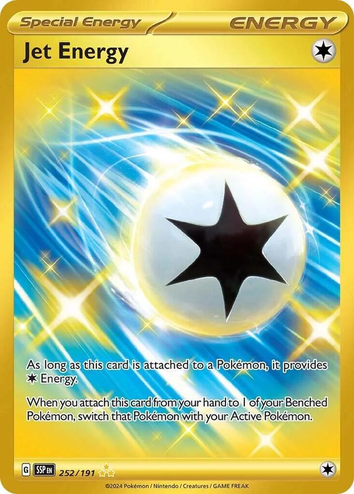 Jet Energy #252 Prices | Pokemon Surging Sparks | Pokemon Cards Jet Energy #252 Prices | Pokemon Surging Sparks | Pokemon Cards