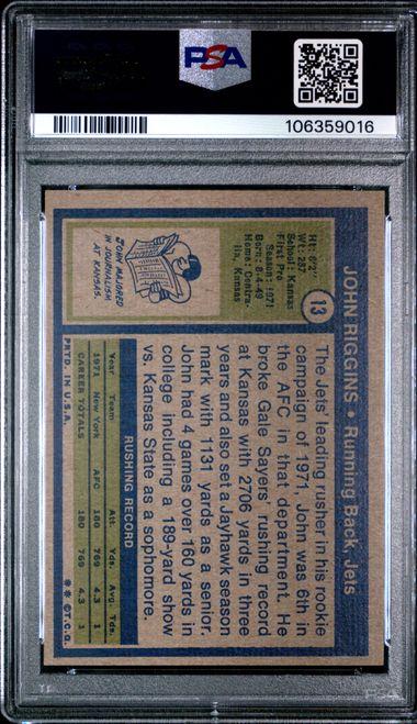 John Riggins #13 Prices [Rookie] | 1972 Topps | Football Cards