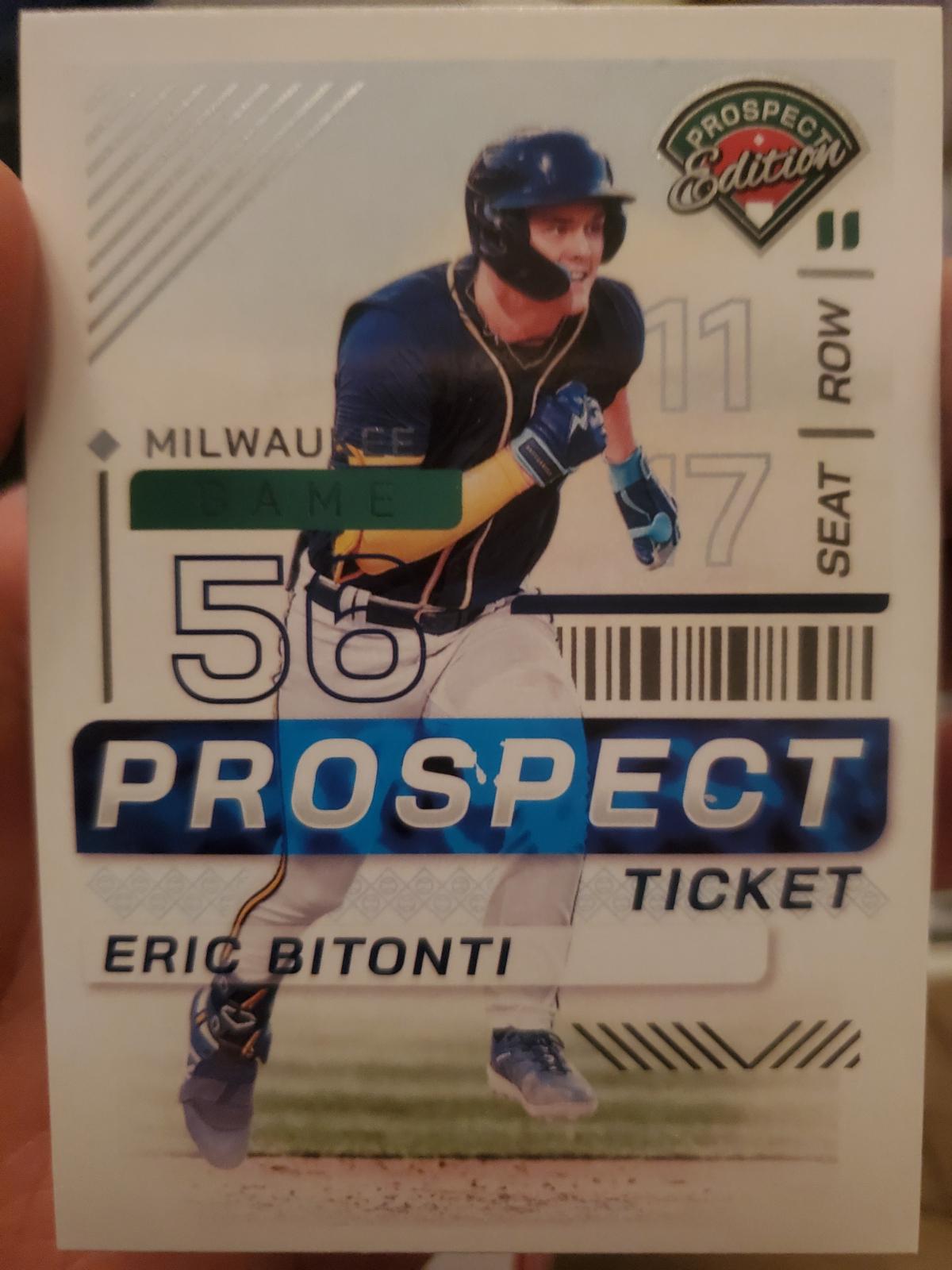 Eric Bitonti #16 Prices | 2024 Panini Prospect Edition | Baseball Cards