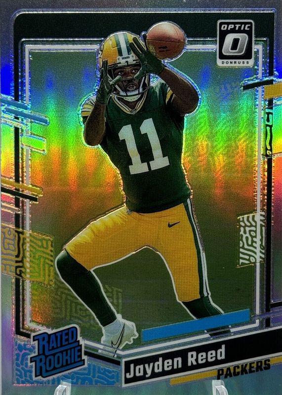 Jayden Reed [Holo] #239 Prices | 2023 Panini Donruss Optic | Football Cards