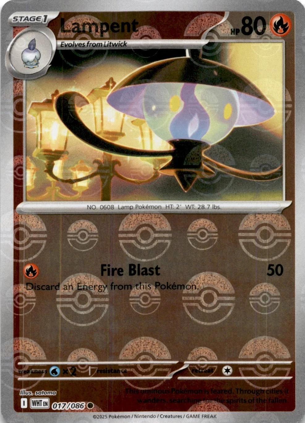 Lampent [Poke Ball] #17 Prices | Pokemon White Flare | Pokemon Cards