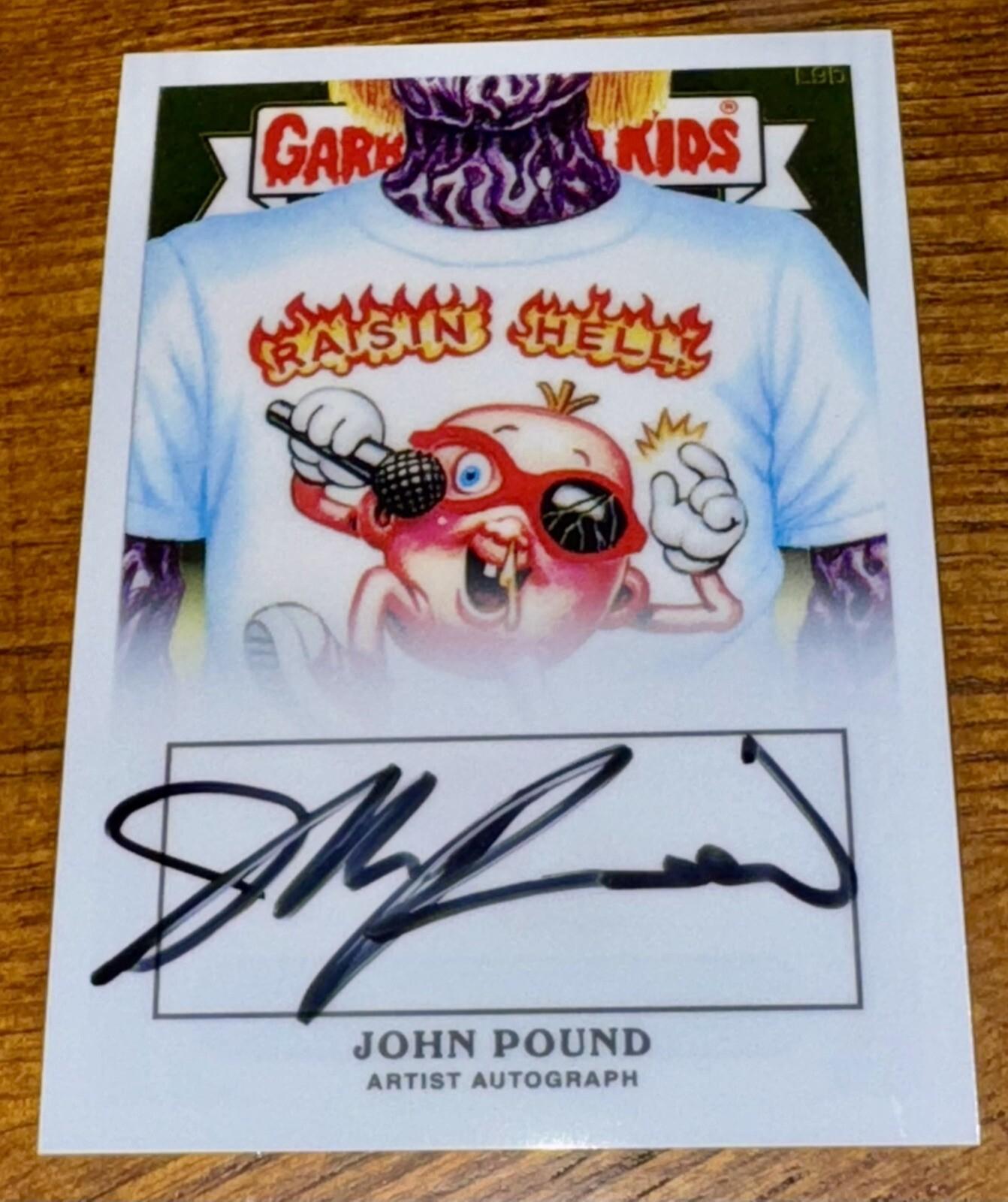 Grape VI [John Pound Auto] #L9B Prices | 2013 Garbage Pail Kids Chrome ...