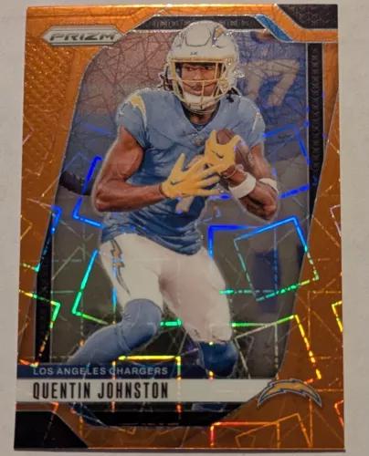 Quentin Johnston [Orange Lazer] #160 Prices | 2024 Panini Prizm ...