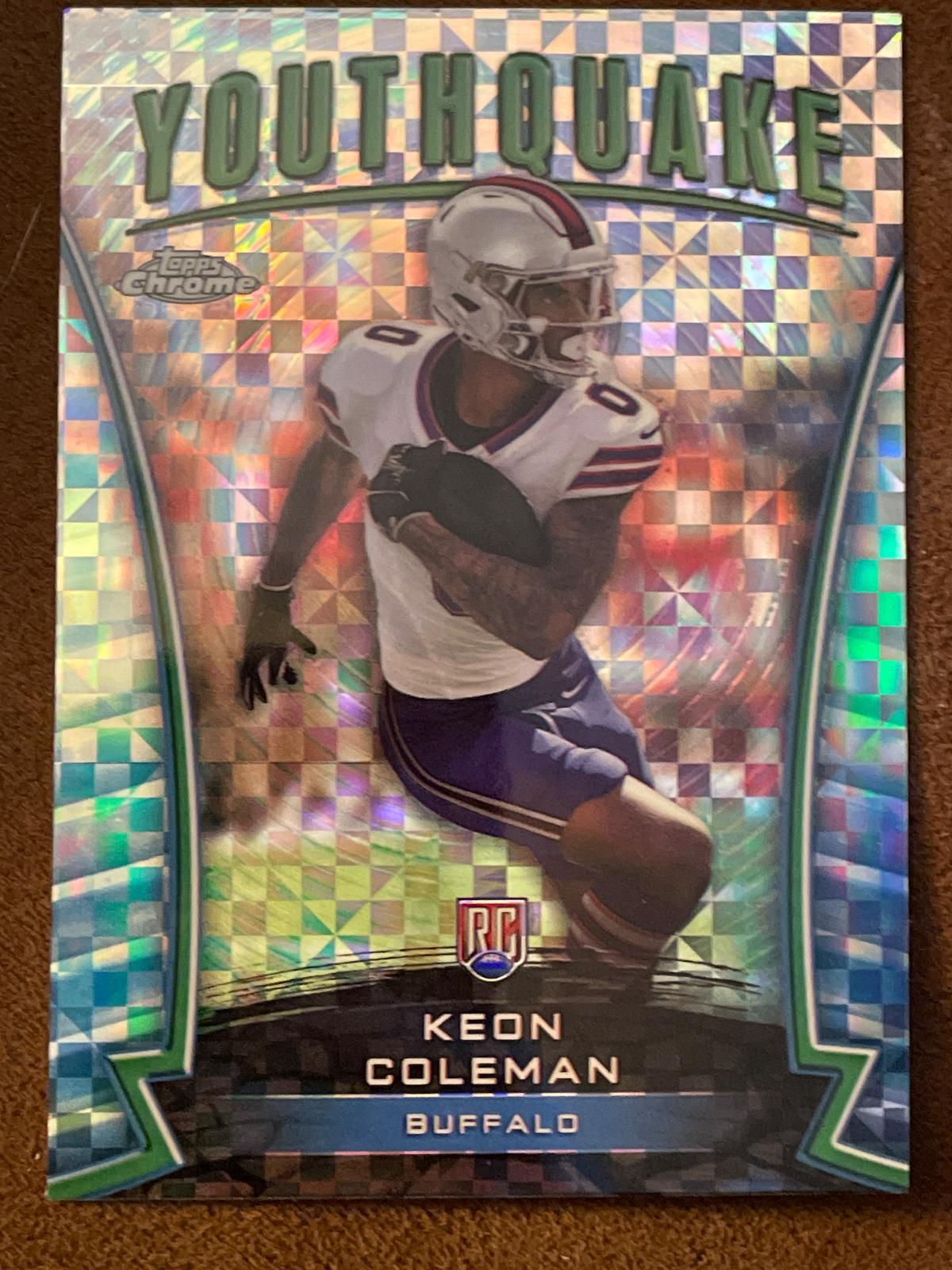 Keon Coleman [X-Fractor] #Y-21 Prices [Rookie] | 2024 Topps Chrome ...