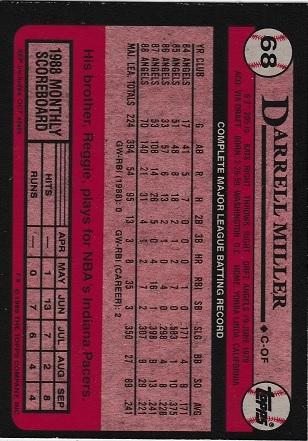 Darrell Miller #68 Prices | 1989 Topps | Baseball Cards