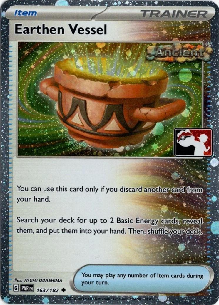 Earthen Vessel [Prize Pack Cosmos Holo] #163 Precios | Pokemon Paradox ...