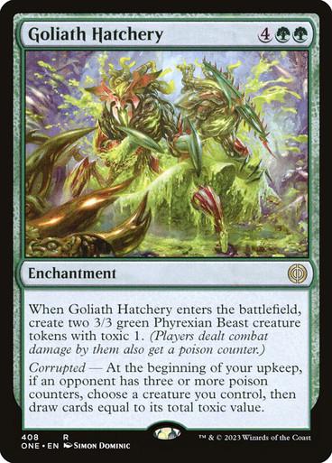 Goliath Hatchery [Jumpstart] #408 Prices | Magic Phyrexia: All Will Be ...