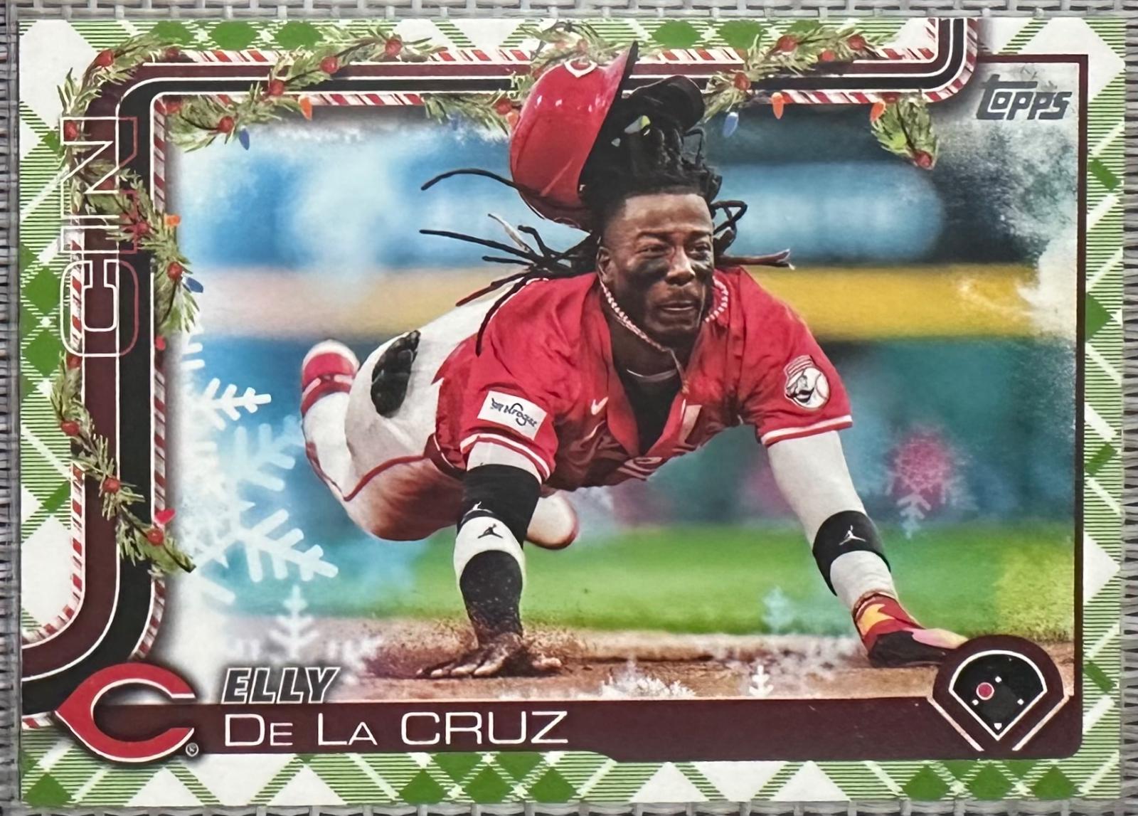 Elly De La Cruz [Plaid] #H97 Prices | 2025 Topps Holiday | Baseball Cards