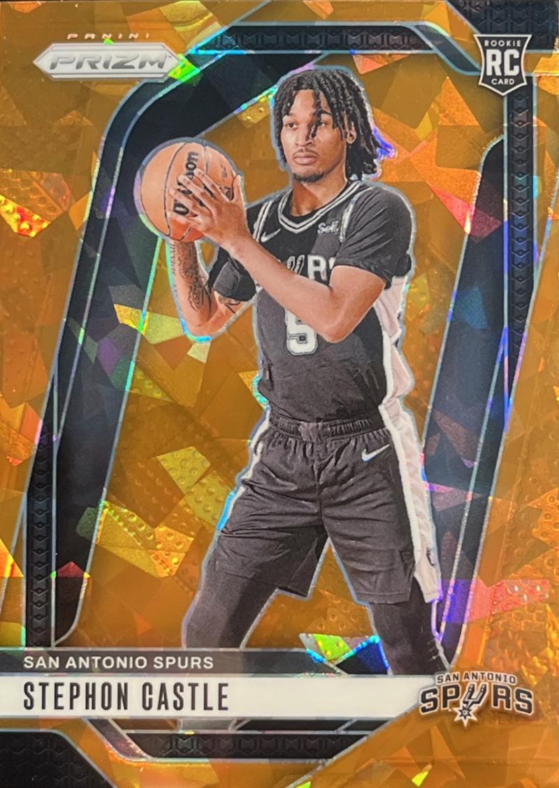 Stephon Castle [Orange Ice] #234 Prices | 2024 Panini Prizm ...
