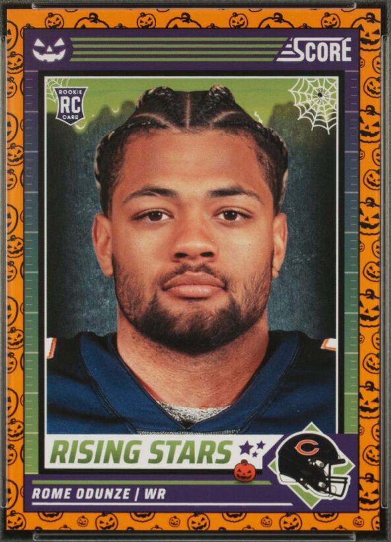 Rome Odunze #44 Prices [Rookie] | 2024 Panini Score-A-Treat Rising ...
