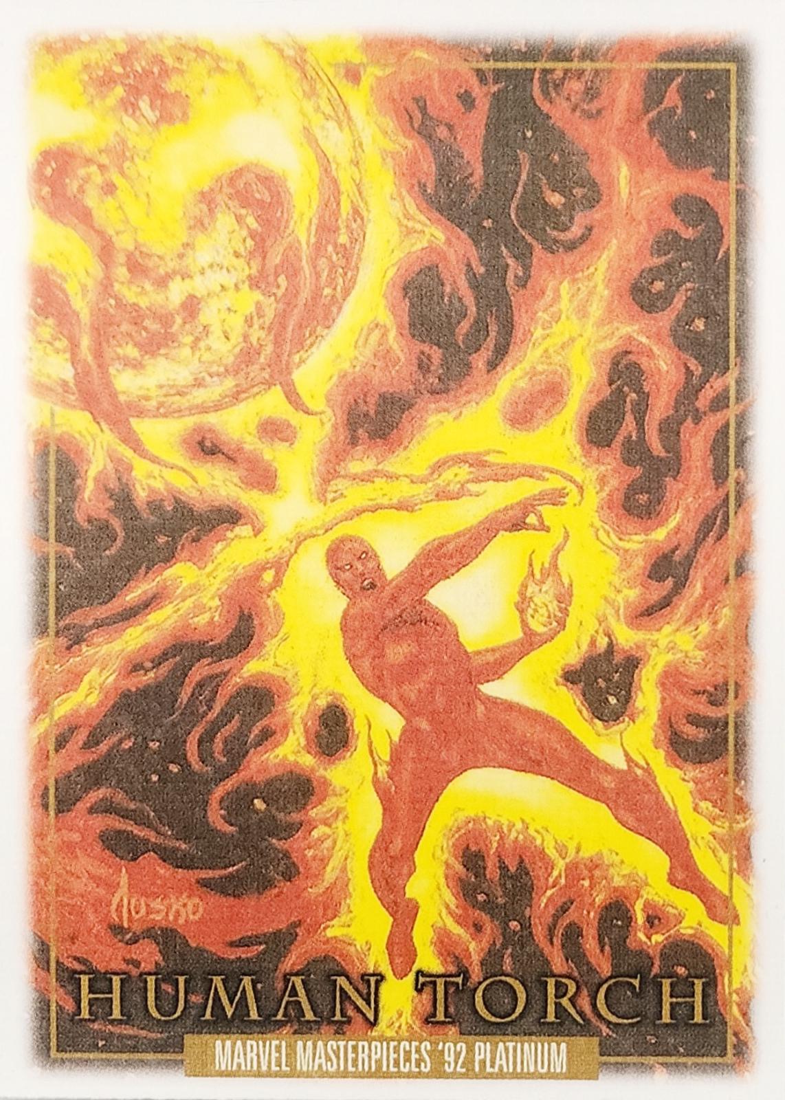 Human Torch [Canvas] #31 Prices | Marvel 2024 SkyBox Masterpieces ’92 ...