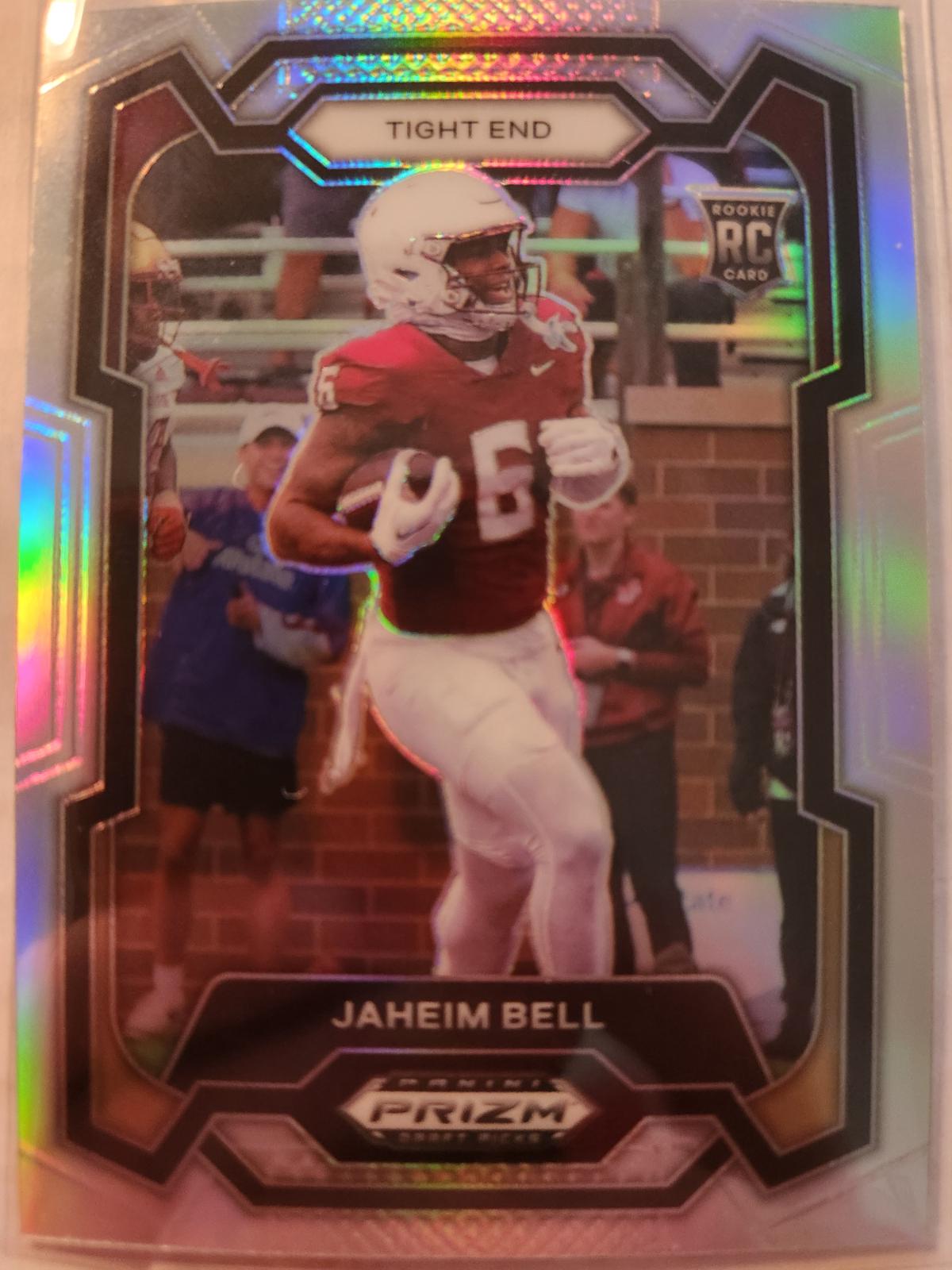 Jaheim Bell [Silver] #160 Prices | 2024 Panini Prizm Draft Picks ...